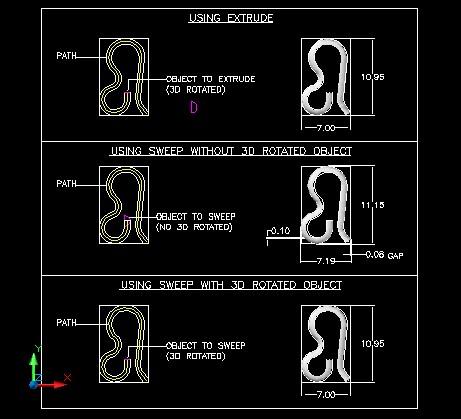 sweep command - AutoCAD 3D Modelling & Rendering - AutoCAD Forums