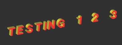 text to 3d solid - AutoCAD 3D Modelling & Rendering - AutoCAD Forums