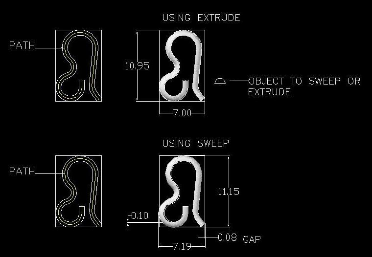 Sweep Command Autocad 3d Modelling And Rendering Autocad Forums