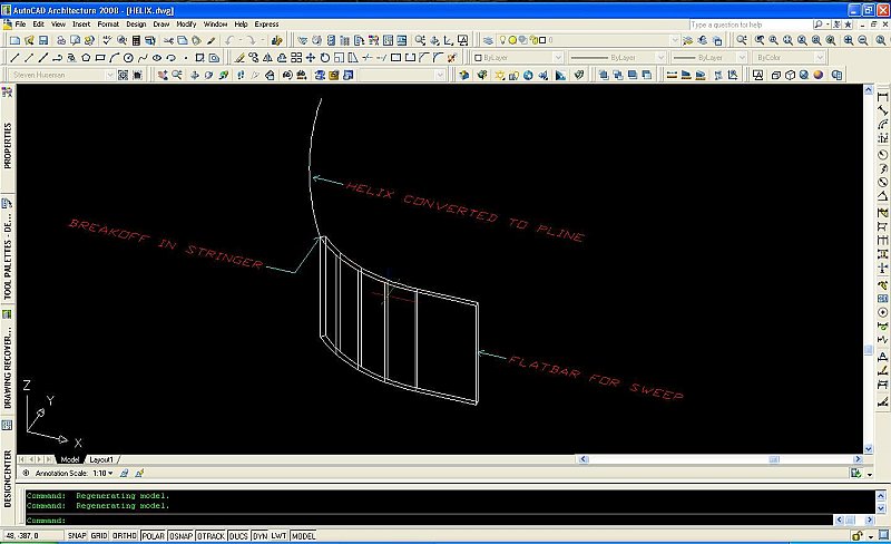 Helix Nightmare - AutoCAD 3D Modelling & Rendering - AutoCAD Forums