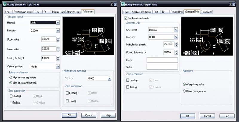 Dimensioning using alternative units dilemma - AutoCAD Beginners' Area ...