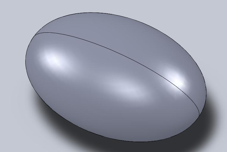 Modeling A Scalene Ellipsoid Mold SolidWorks AutoCAD Forums