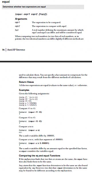 help me compare list - AutoLISP, Visual LISP & DCL - AutoCAD Forums