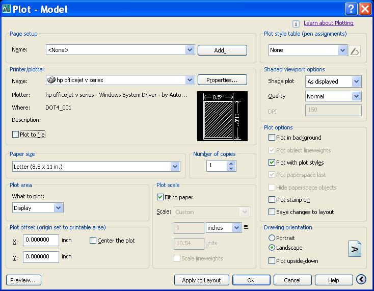 Plot Device/Plot Settings Tab - AutoCAD Beginners' Area - AutoCAD Forums