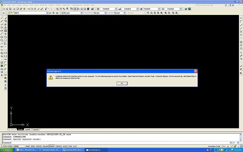 AcInetEngine16 Message - AutoCAD Bugs, Error Messages & Quirks - AutoCAD Forums