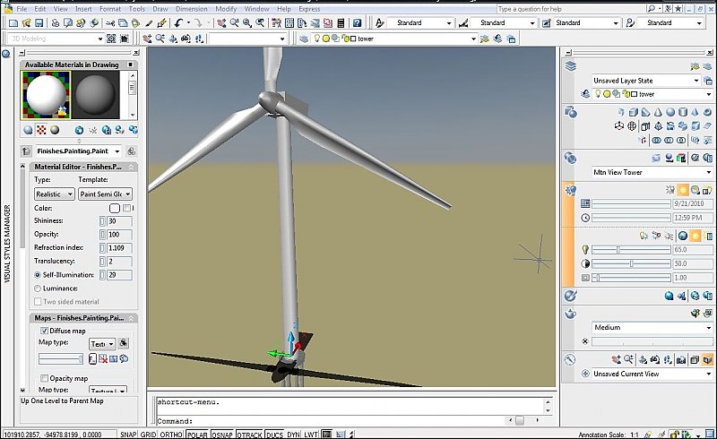 White Paint Material - AutoCAD 3D Modelling & Rendering - AutoCAD Forums