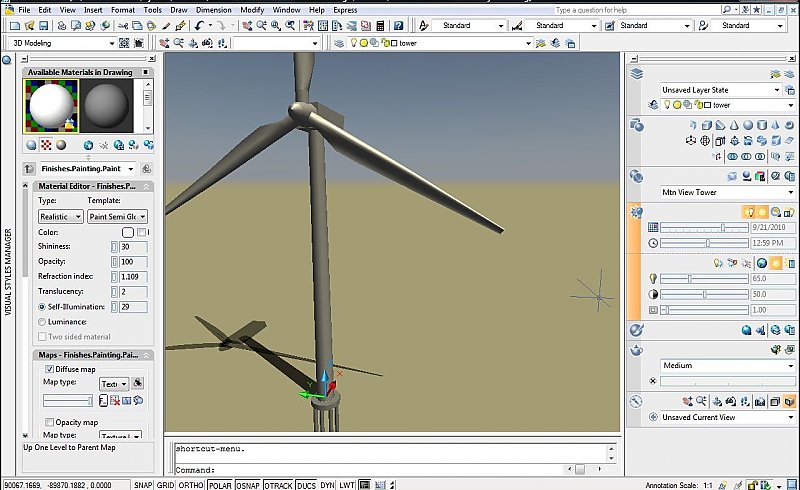 White Paint Material - AutoCAD 3D Modelling & Rendering - AutoCAD Forums