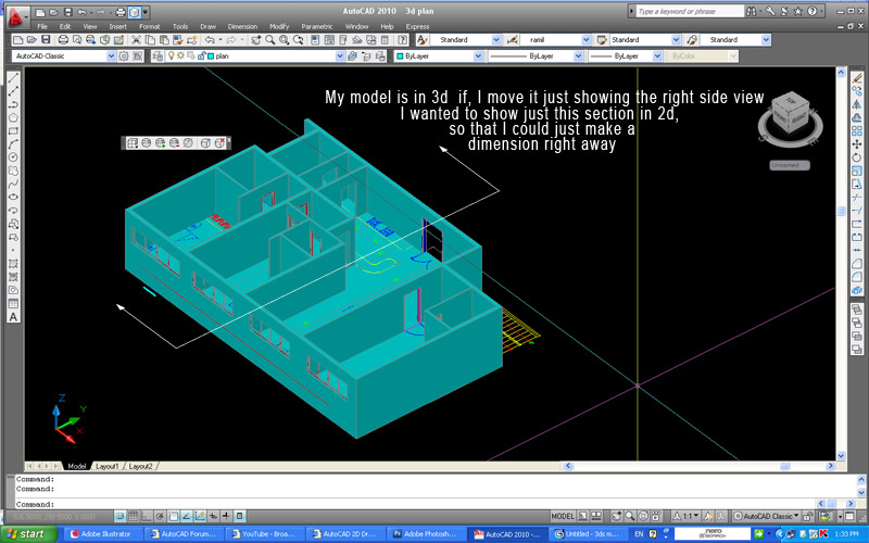 Quick Dimensioning On Sections Autocad 2d Drafting Object Properties And Interface Autocad Forums