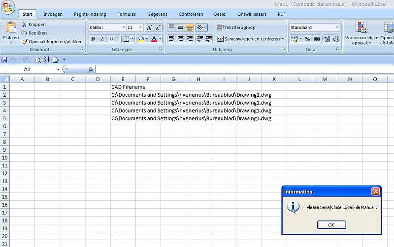 Attributes To Excel Autolisp Visual Lisp And Dcl Autocad Forums