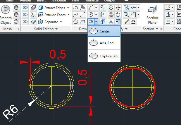 how to create a ellipsis or circle of needed shape? - AutoCAD Beginners ...