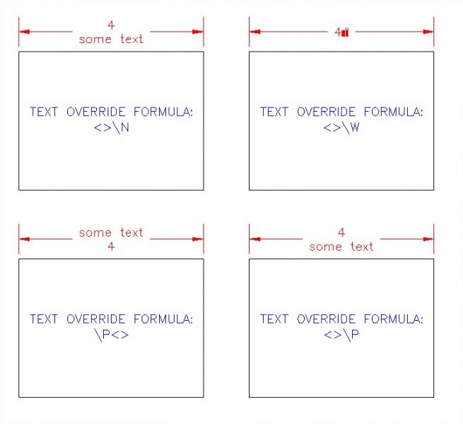 Text Override - AutoCAD 2D Drafting, Object Properties & Interface ... Text Override - AutoCAD 2D Drafting, Object Properties & Interface ...