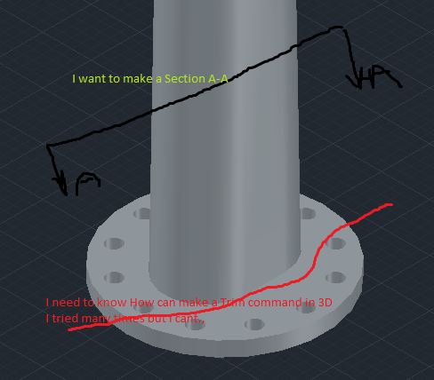 TRIM in 3D - AutoCAD 3D Modelling & Rendering - AutoCAD Forums