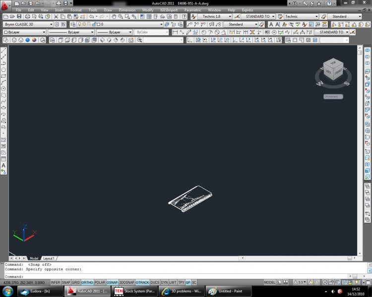 3D problems - AutoCAD 3D Modelling & Rendering - AutoCAD Forums