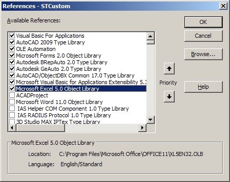 Legacy Tool Modification - .NET, ObjectARX & VBA - AutoCAD Forums
