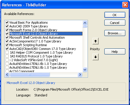 Legacy Tool Modification - .NET, ObjectARX & VBA - AutoCAD Forums