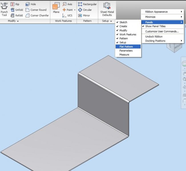 adding corners in sheet metal environment - Autodesk Inventor - AutoCAD ...