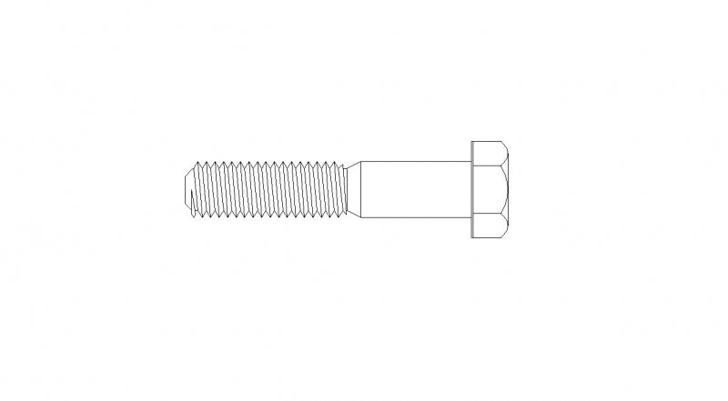 Draw A 2D Bolt And Pipe Thread AutoCAD 2D Drafting Object Properties 