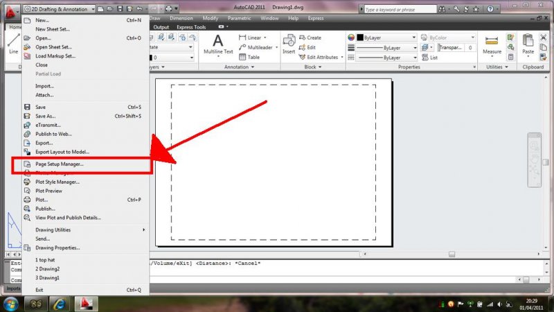 Autocad2011 Paperspace Printing Layout Help Autocad Beginners Area Autocad Forums