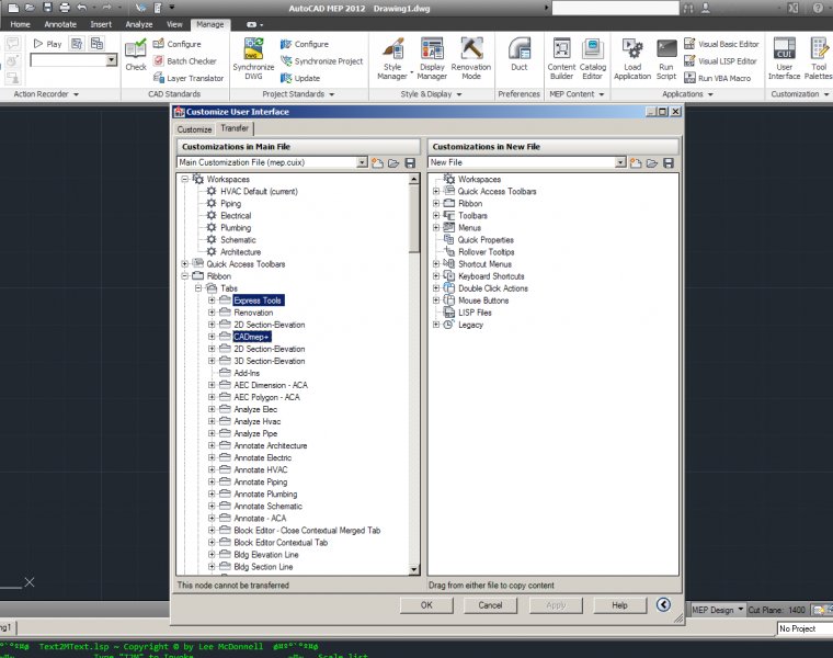 Menu's wont load but LISP will? - AutoLISP, Visual LISP & DCL - AutoCAD Forums