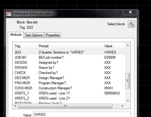 Changing names of attributes? - AutoCAD General - AutoCAD Forums