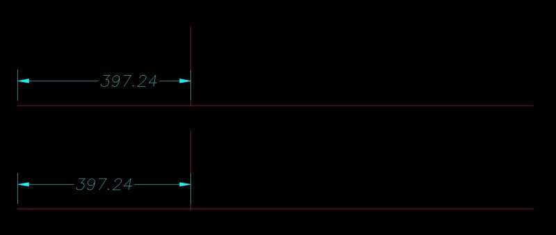 Centering dimension text at creation - AutoCAD 2D Drafting, Object ...