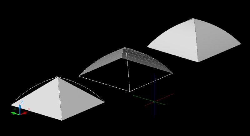 3d pointed dome - AutoCAD 3D Modelling & Rendering - AutoCAD Forums