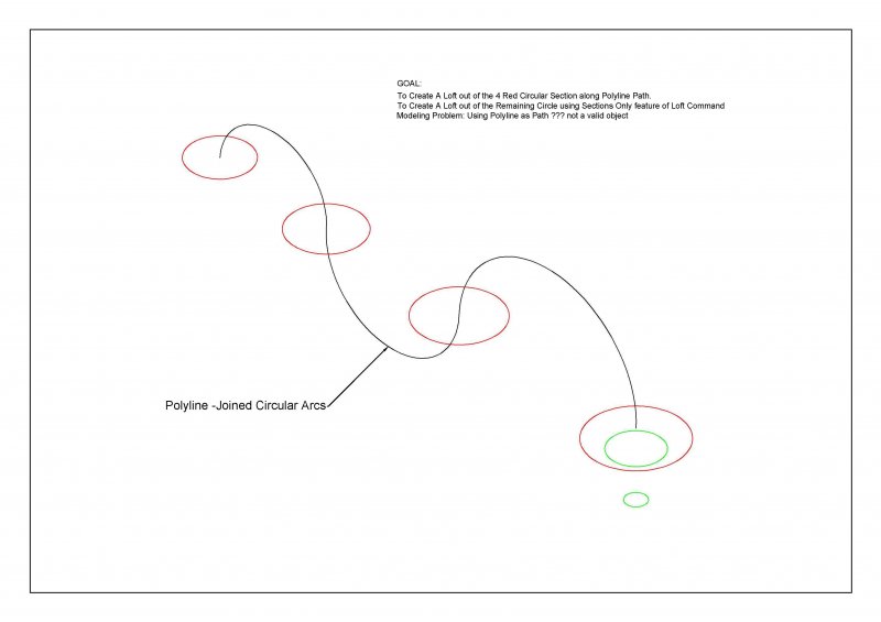 Loft Along Path Autocad 3d Modelling And Rendering Autocad Forums