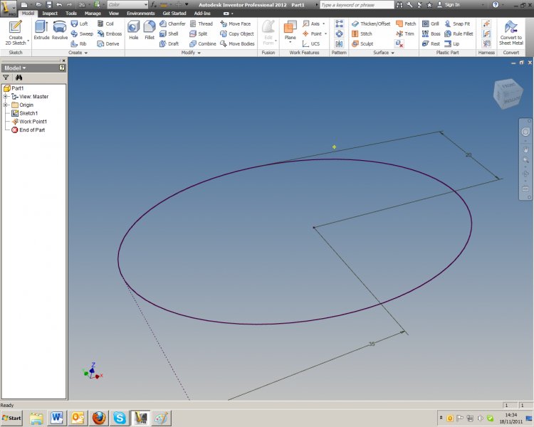 Split surface when lofting an ellipse to a grounded point! - Autodesk ...