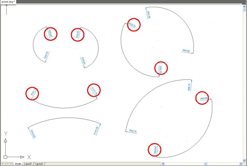 Arc radius - AutoLISP, Visual LISP & DCL - AutoCAD Forums