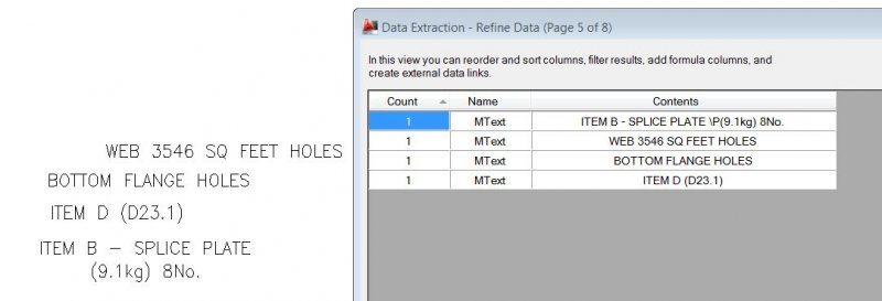 Want To Extract Text From A Multileader Autocad 2d Drafting Object Properties And Interface