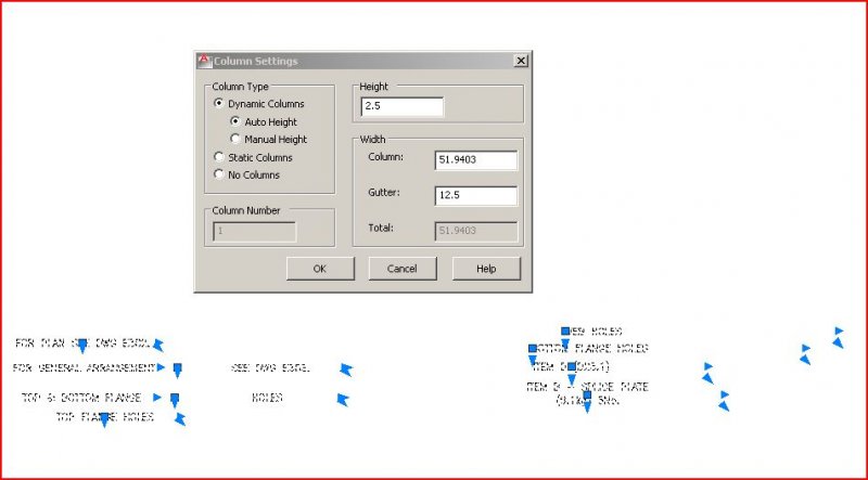 Mtext Column Widths Autocad General Autocad Forums