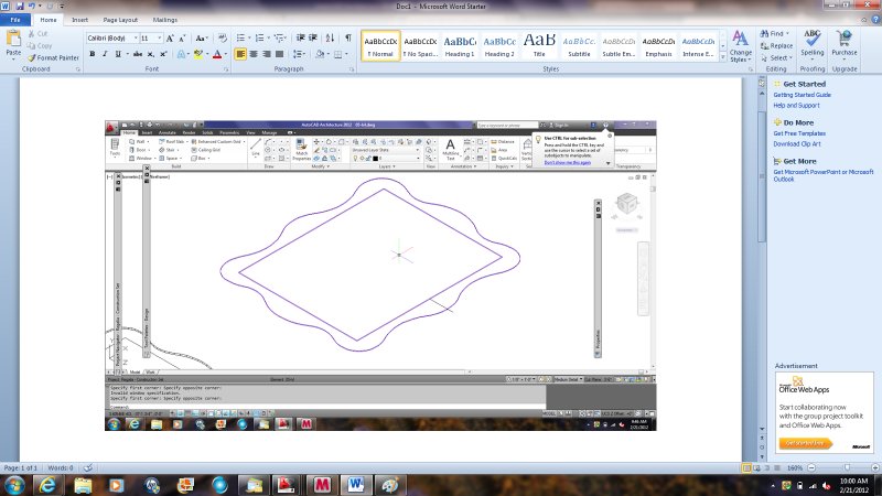 How can i create a 1/8 slope on a wrap around balcony in 3d architectural 2012 - AutoCAD 3D ...