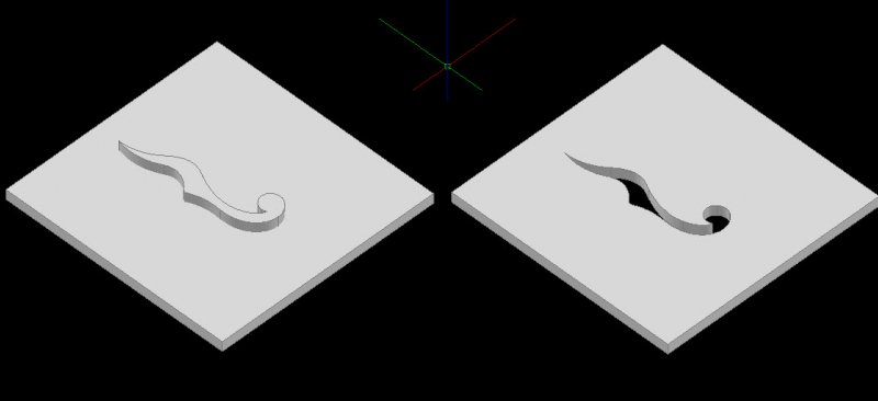 subtracting - AutoCAD 3D Modelling & Rendering - AutoCAD Forums