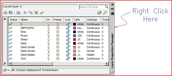 Layer Control Enlarged - AutoCAD General - AutoCAD Forums