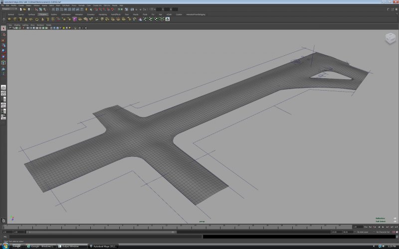 Creating street surface model - AutoCAD 3D Modelling & Rendering ...