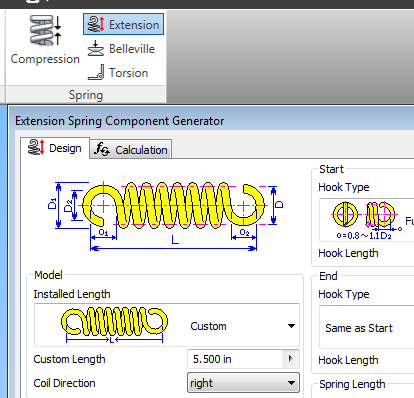 What is the best way to draw springs? Or do they have them preloaded ...