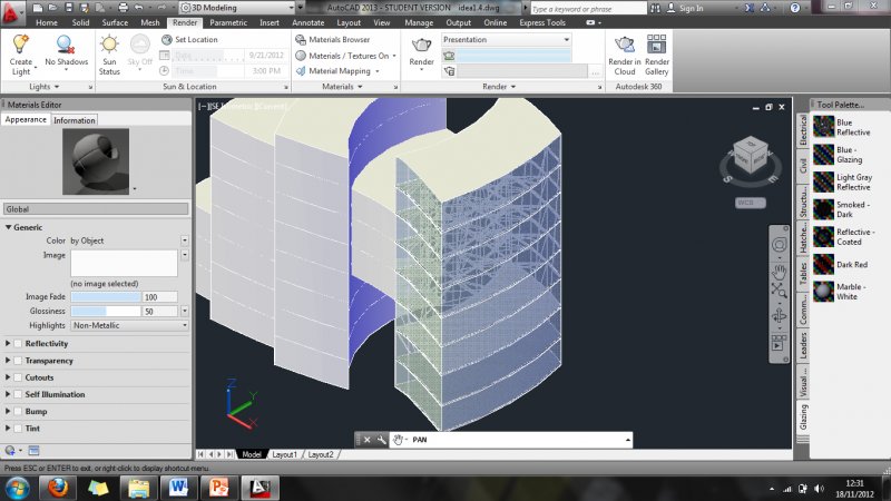 Creating a nice cladding - AutoCAD 3D Modelling & Rendering - AutoCAD ...