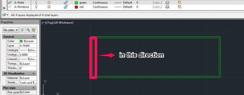 offset a side of rectangle - AutoCAD Beginners' Area - AutoCAD Forums