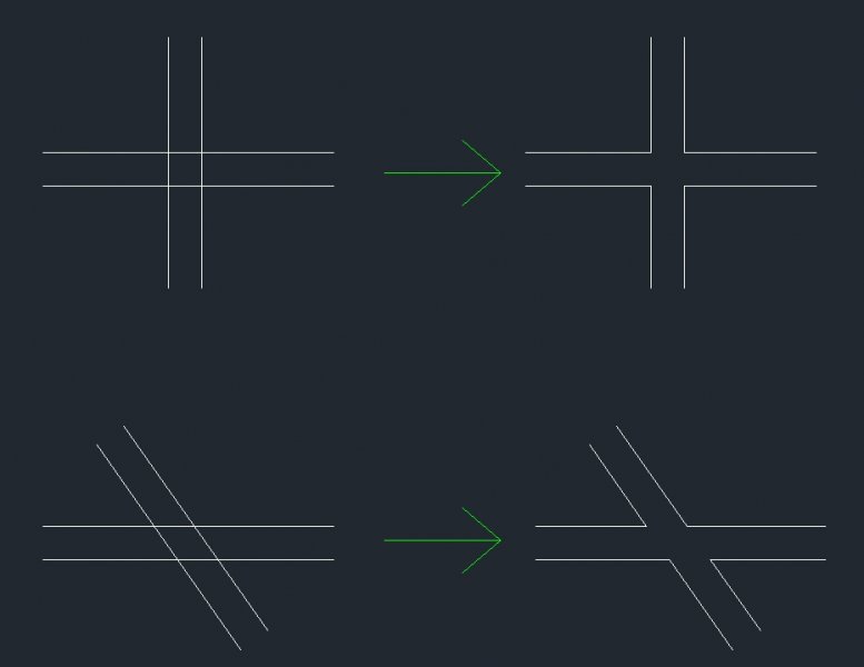 Automatically Break Intersecting Dlines AutoLISP Visual LISP DCL AutoCAD Forums