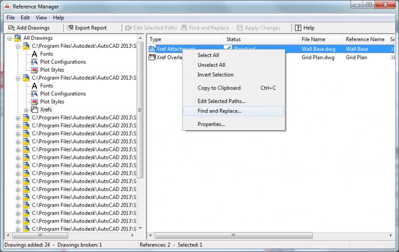 Update XREF's in many drawing's - AutoCAD Drawing Management & Output - AutoCAD Forums