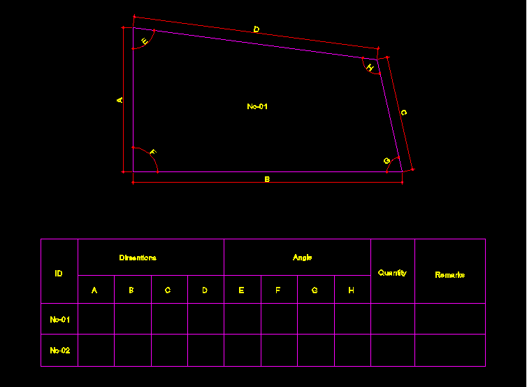 Export All The Dims And Angle To Excel File Or Table In Autocad Autolisp Visual Lisp And Dcl