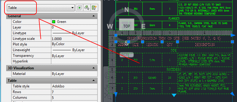 Autocad Tables Data Extraction Net Objectarx And Vba Autocad Forums 3496
