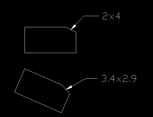 Chamfer Dimensions，Have Problems ! - AutoLISP, Visual LISP & DCL - AutoCAD Forums