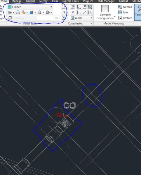 How to make Pressure Pipe not see through from plan view - AutoCAD ...