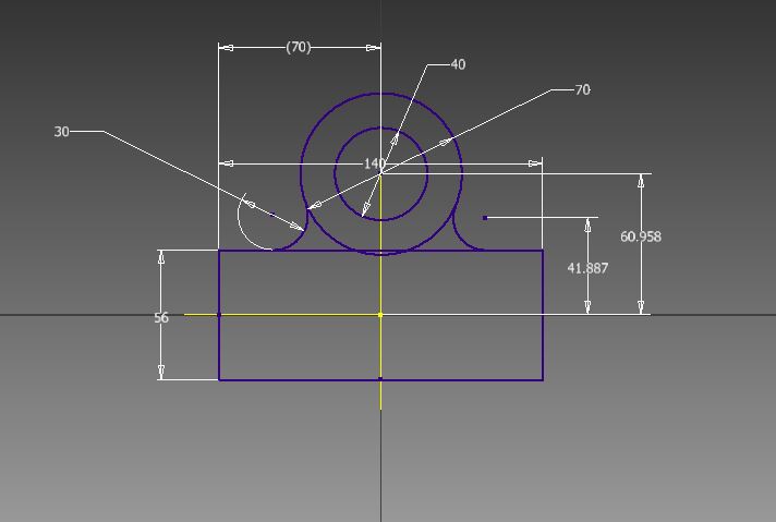 Dim constrain. - Autodesk Inventor - AutoCAD Forums
