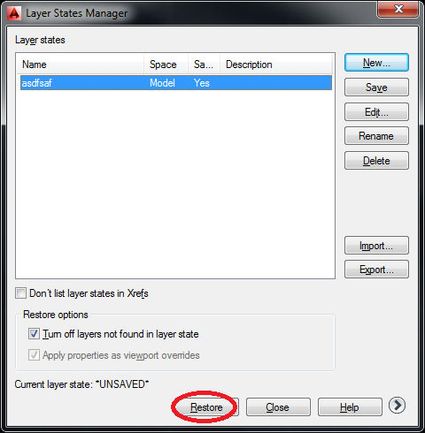 manage layer state (Edit) - AutoCAD 2D Drafting, Object Properties ...