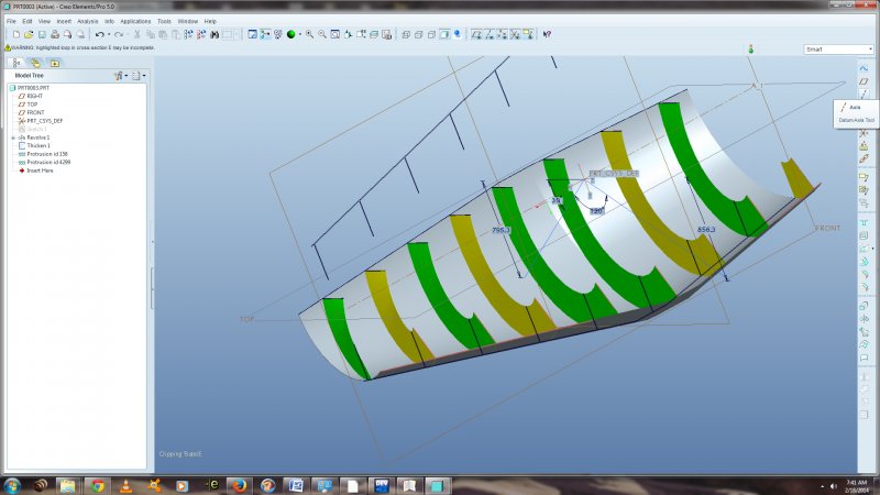 How To Flatten The Inner Vanes Of Transit Mixer Drum Solidworks Autocad Forums