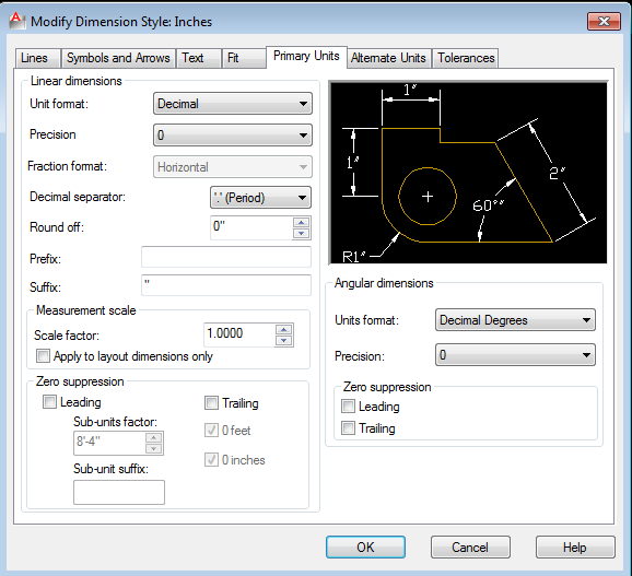 Inches Only Dim Style Autocad 2d Drafting Object Properties And Interface Autocad Forums 3876