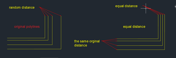 Offset Multiple Polylines From One Segment AutoLISP Visual LISP 