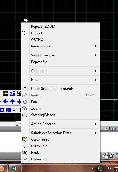 I keep getting a really annoying context menu when using real time pan ...